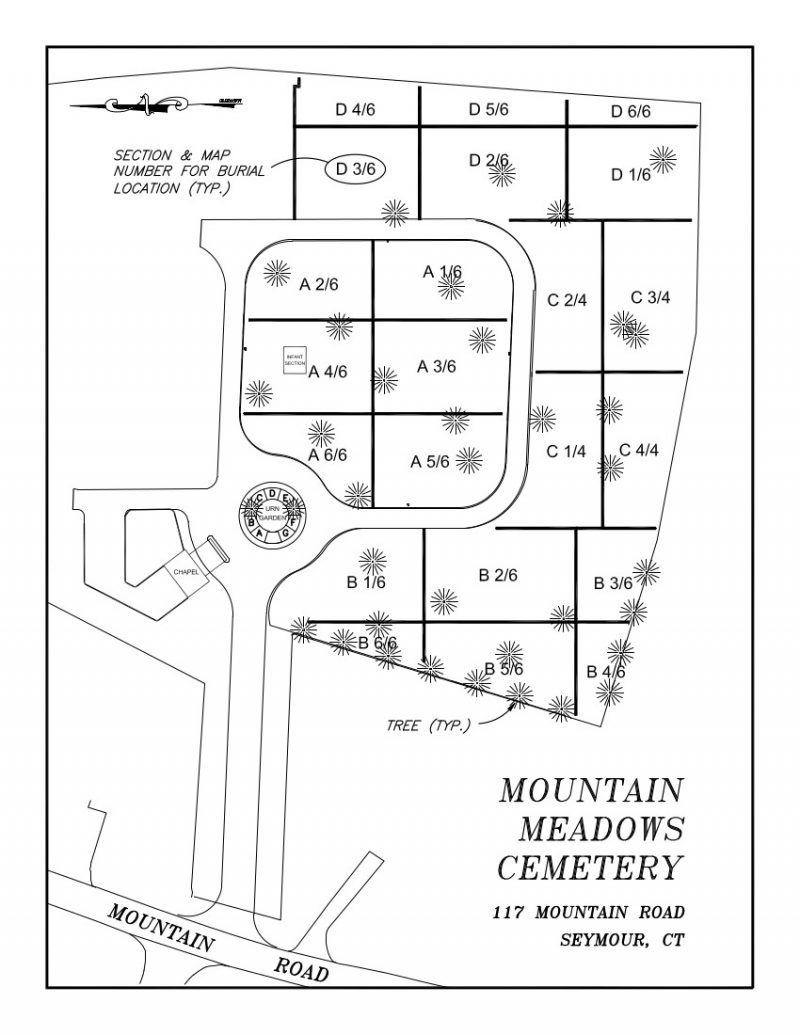 Map - Mountain Meadows Cemetery